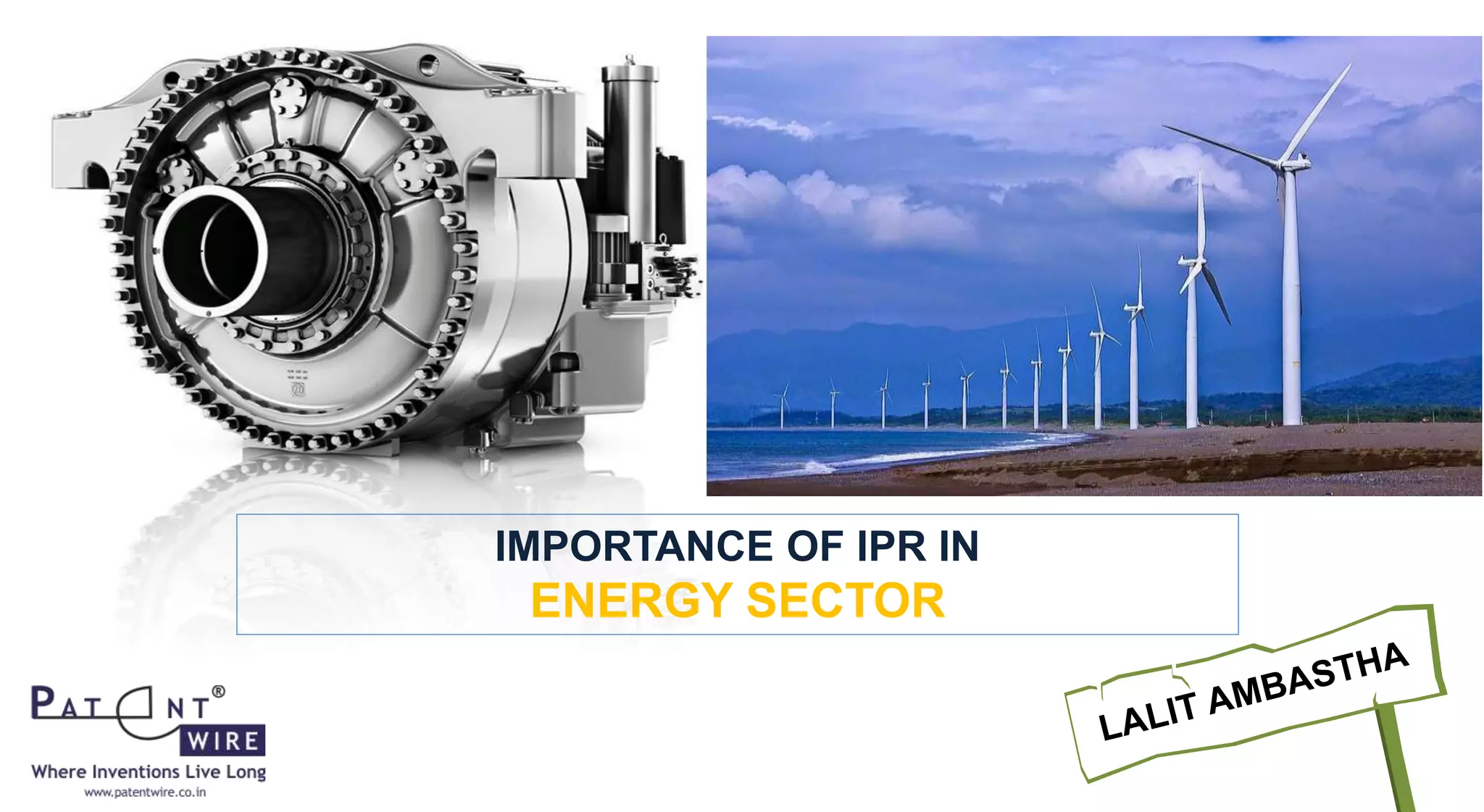IPR in Energy Sector | PPSX