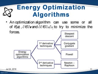 Energy minimization | PPT