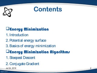Energy minimization | PPT