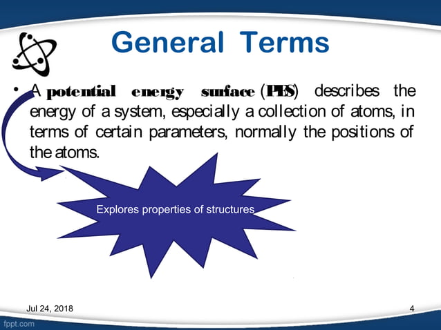 Energy minimization | PPT | Chemistry | Science