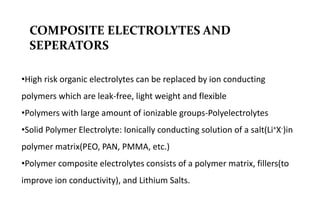 Energy applications of polymer nanocomposites | PPTX
