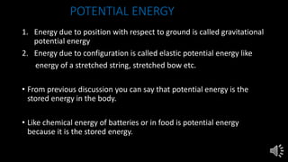 Energy_energy in physics_types of energy | PPTX