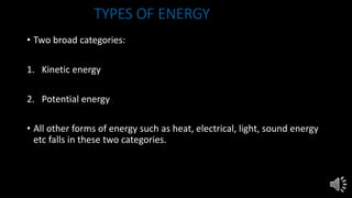 Energy_energy in physics_types of energy | PPTX | Physics | Science
