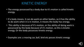 Energy_energy in physics_types of energy | PPTX | Physics | Science