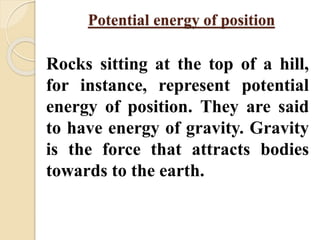 Energy definition - English course - Level 0 | PPT