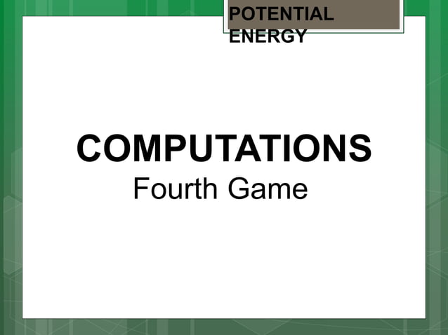 Energy - Physics: Grade 8 - Science.pptx | Physics | Science