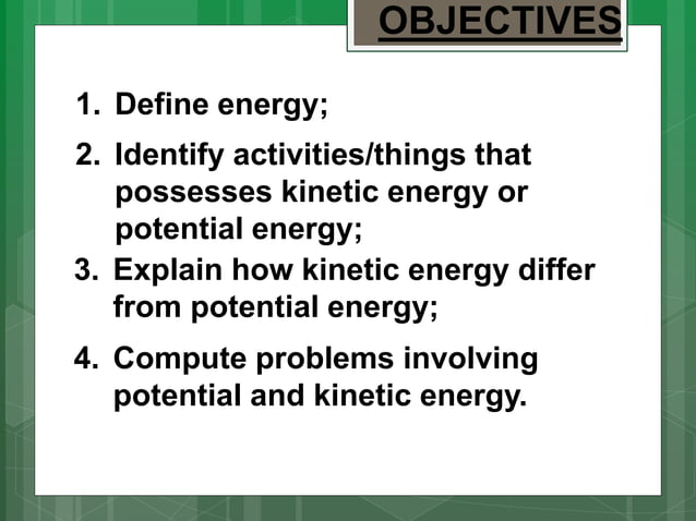 Energy - Physics: Grade 8 - Science.pptx | Physics | Science