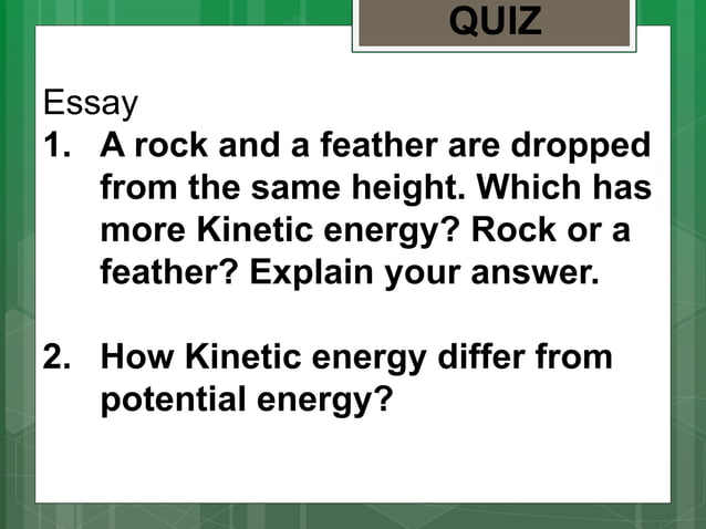 Energy - Physics: Grade 8 - Science.pptx | Physics | Science