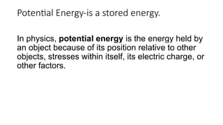 Lesson for Science 8 about Types of Energy | PPT