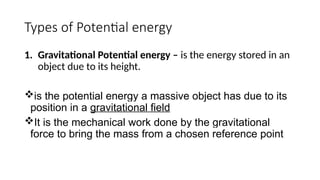 Lesson for Science 8 about Types of Energy | PPT