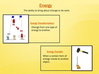 Energy PowerPoint Presentation General Science | PPTX
