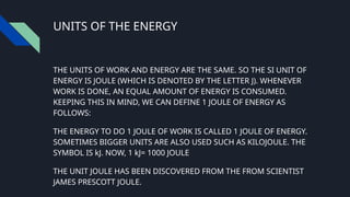 Energy.pptx (class 7 ppt from physics selina) | PPTX