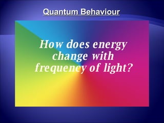 Energy And Frequency | PPT