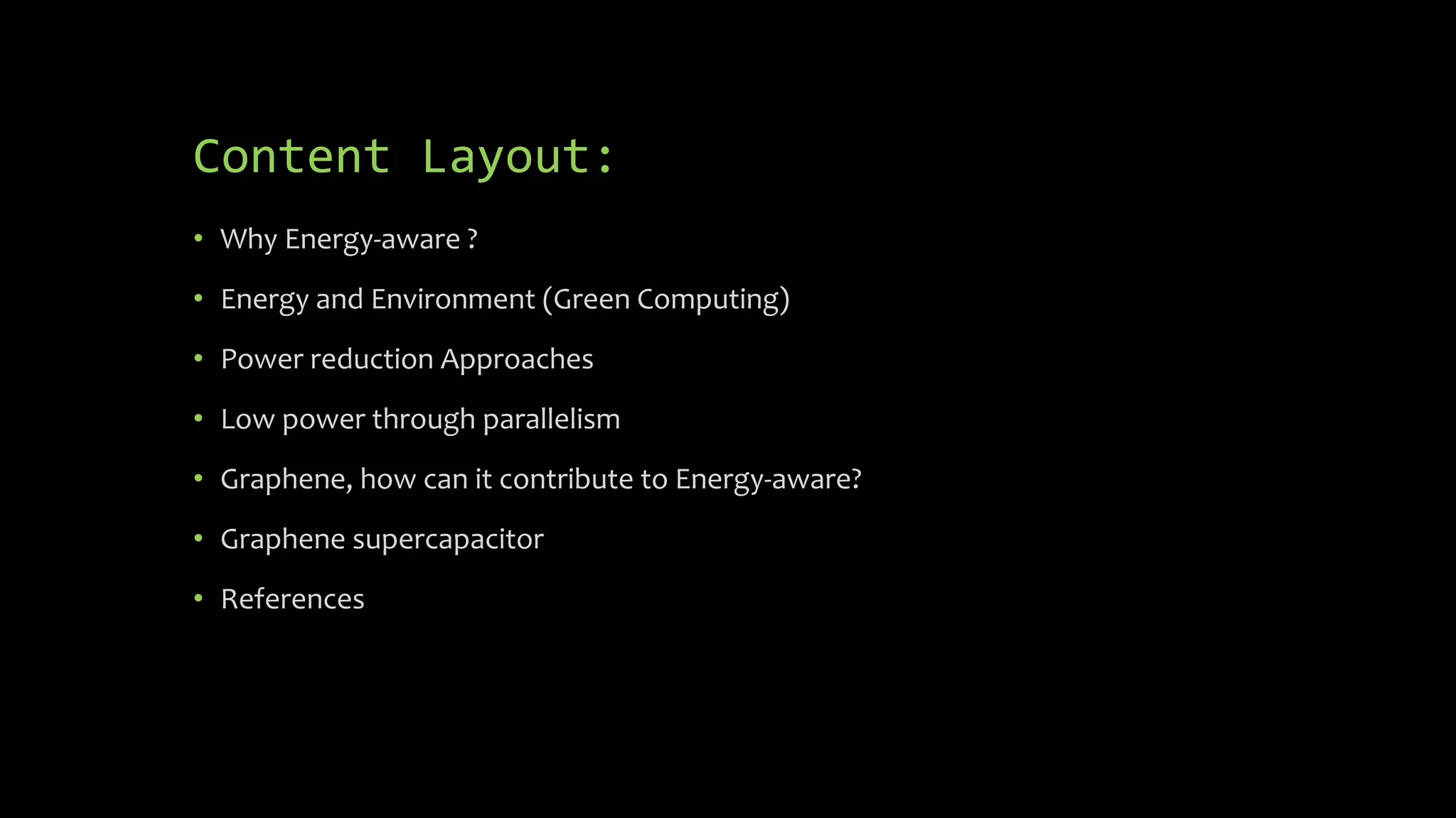 Energy-aware Computing | PPTX
