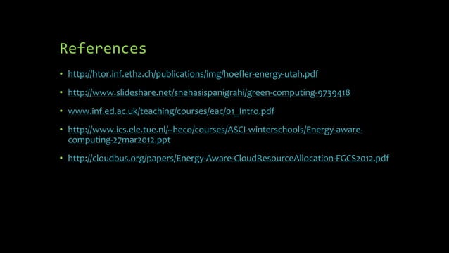 Energy-aware Computing | PPTX