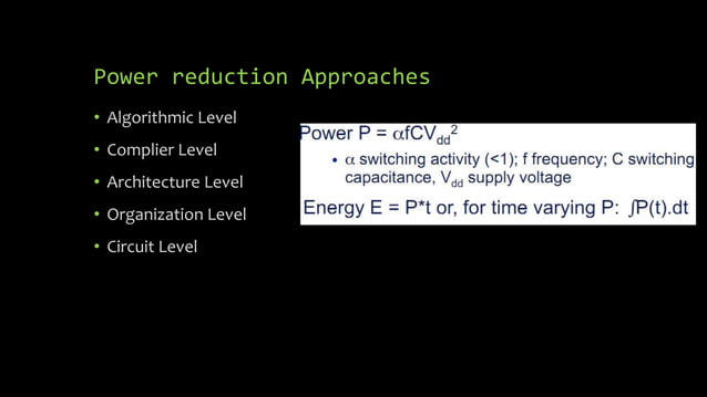 Energy-aware Computing | PPTX
