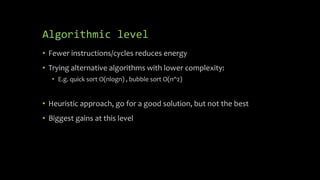 Energy-aware Computing | PPTX