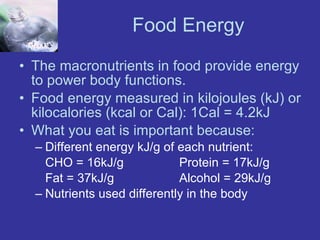 Energy Balance | PPT