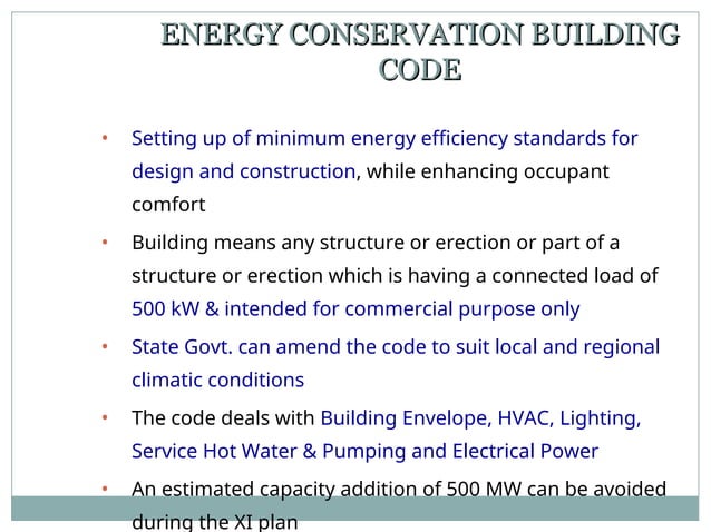energy-conservation-act.ppt electrical engineering | PPT