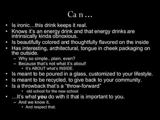 Energy Drink Project | PPT