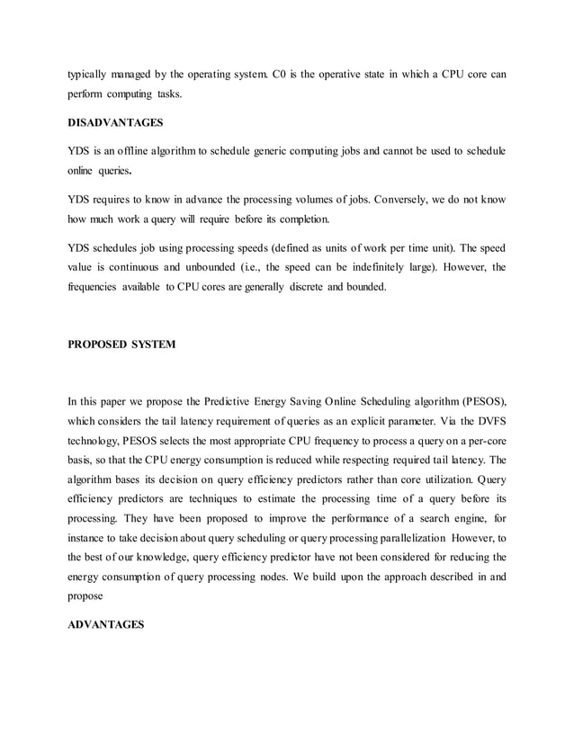 Energy-efficient Query Processing in Web Search Engines | DOCX | Search | Internet