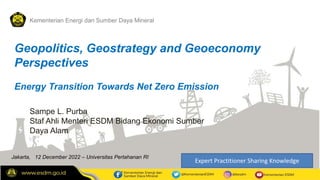 Energy - Geostrategy and Geoeconomy - UNHAN - public.pptx