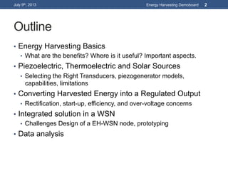 Development of a wireless sensor network powered by energy harvesting ...