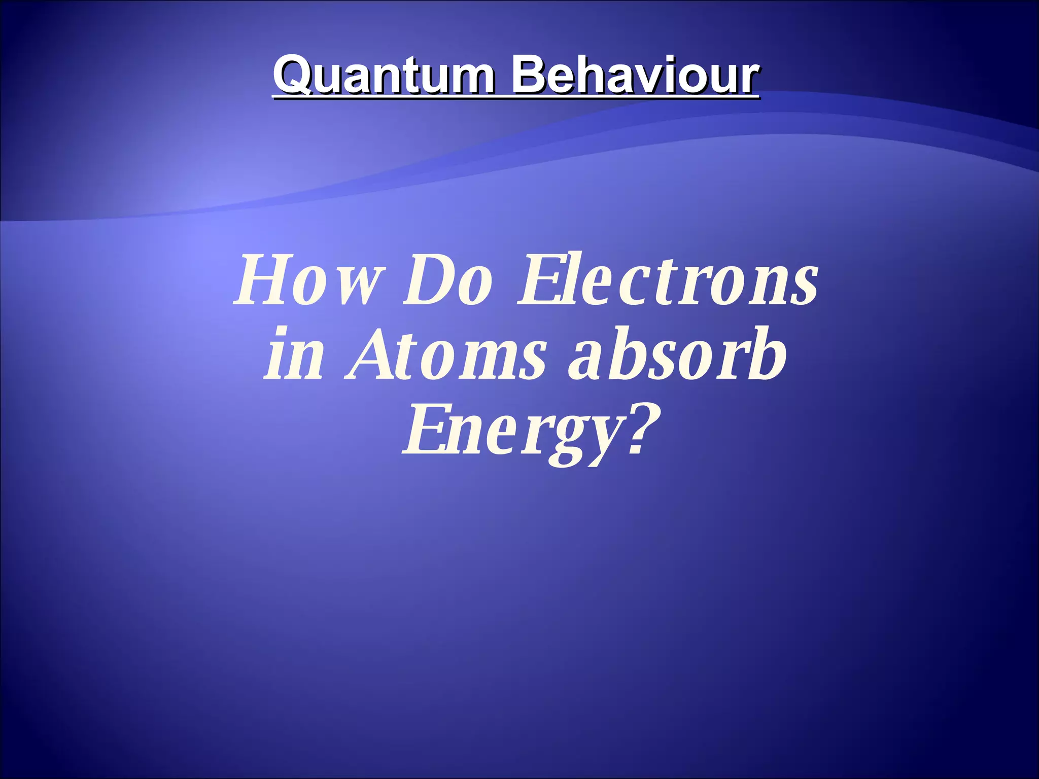 Energy Levels And Spectra | PPT