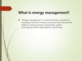 Energy management-system-ppt | PPTX