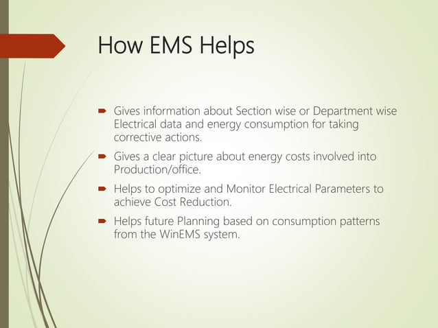 Energy management-system-ppt | PPTX | Gas and Electric | Home Utilities