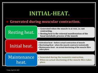 ENERGY SOURCE AND THERMAL CHANGES IN MUSCLE CONTRACTION | PPTX
