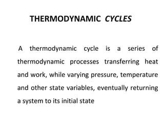 Energy thermodynamic cycles | PPT
