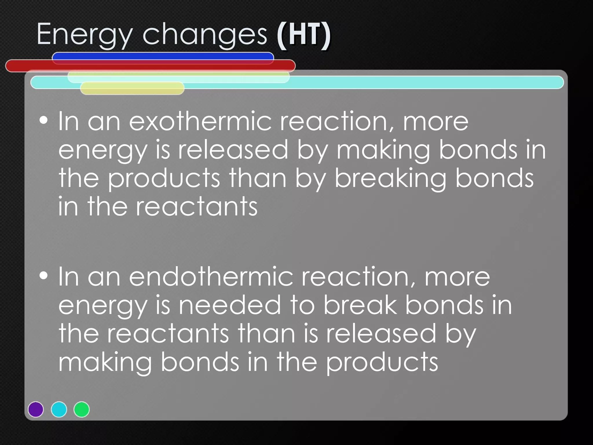 Energy Transfer In Reactions | PPT