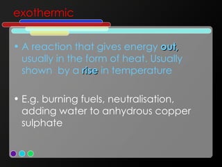 Energy Transfer In Reactions | PPT