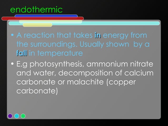 Energy Transfer In Reactions | PPT