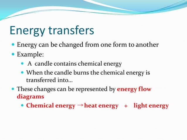 Energy Transfers 1 | PPTX