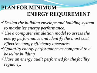 Energy efficient building | PPTX