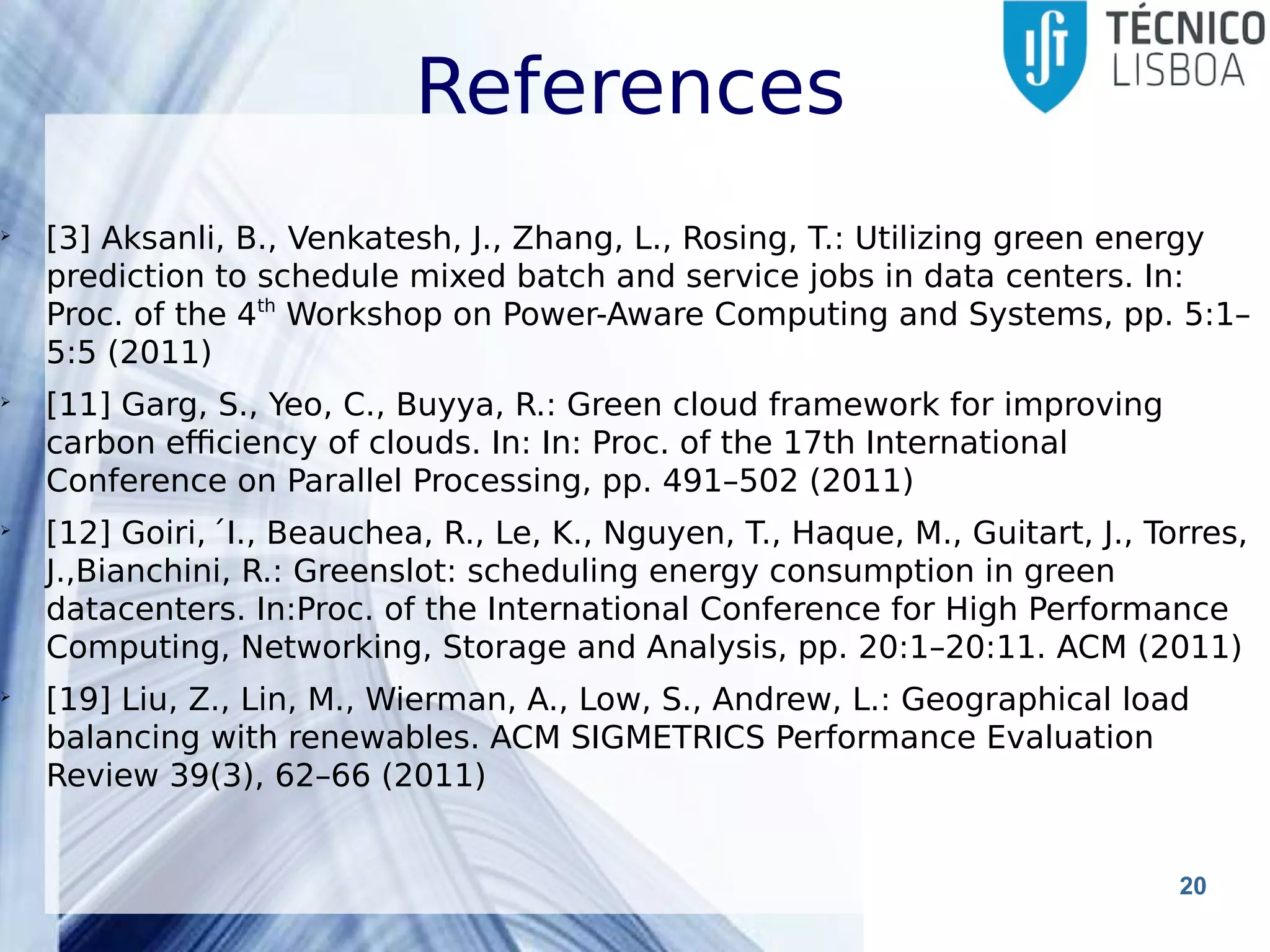 Energy and carbon efficient placement of virtual machines in distributed cloud data centers | PPT