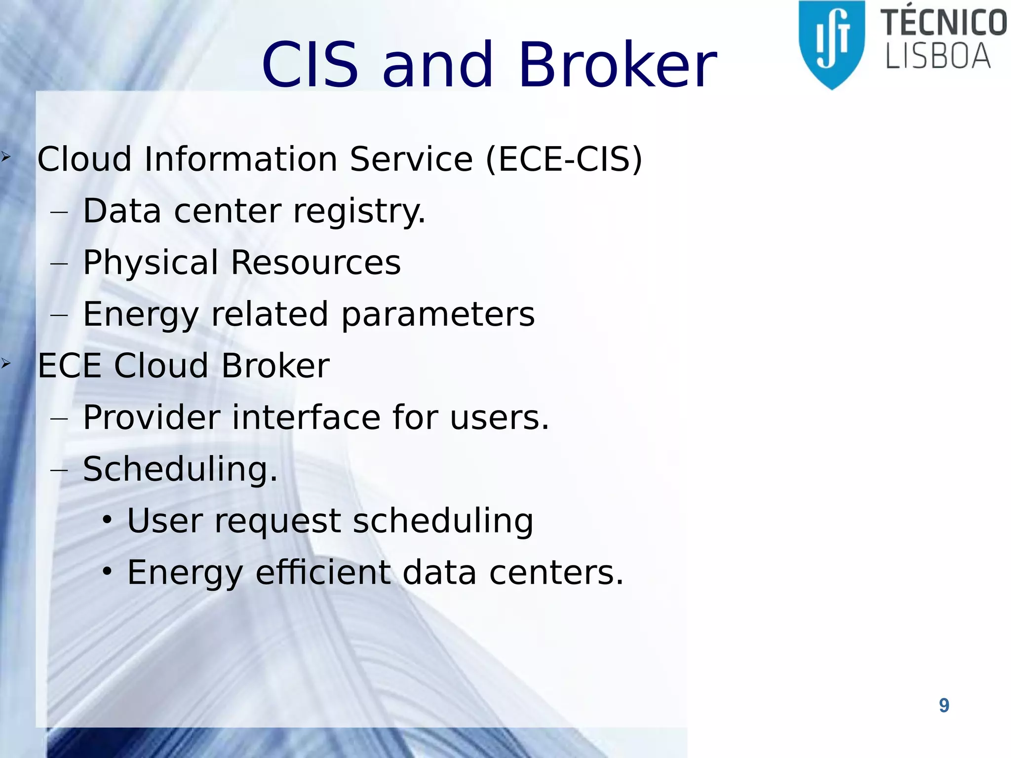 Energy and carbon efficient placement of virtual machines in distributed cloud data centers | PPT