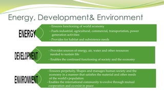 Energy and environment | PPTX
