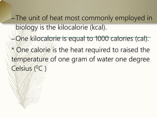 Energy and metabolism | PPTX | Chemistry | Science