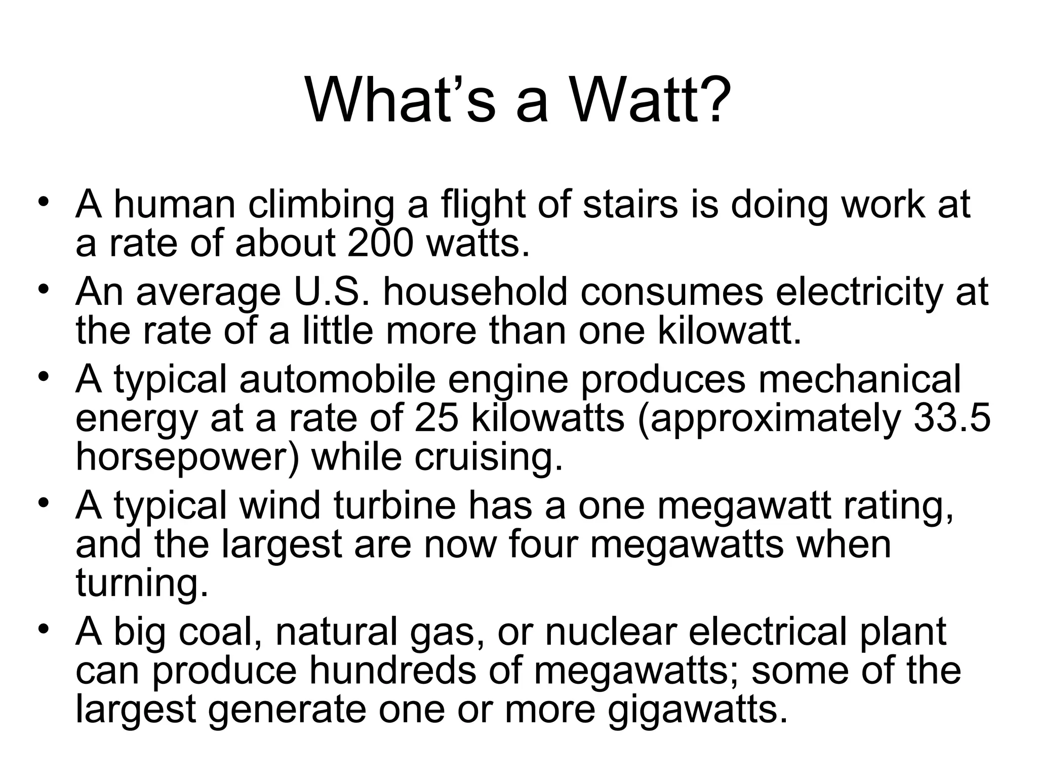 Energy and Power | PPT