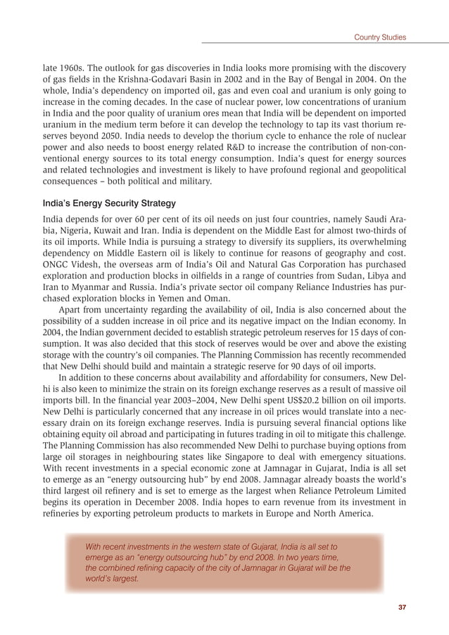 Energy and security | PDF