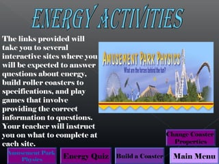 ENERGY AND WORK | PPT