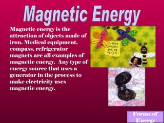 Magnetic Energy Examples