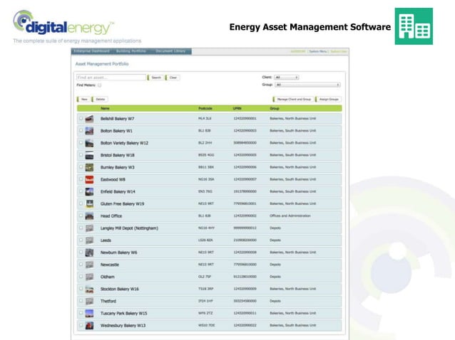 Energy asset management software (screenshots) | PPTX | Operating ...