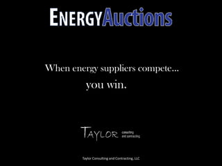 Energy Auctions Power Point Ppt Ii | PPSX
