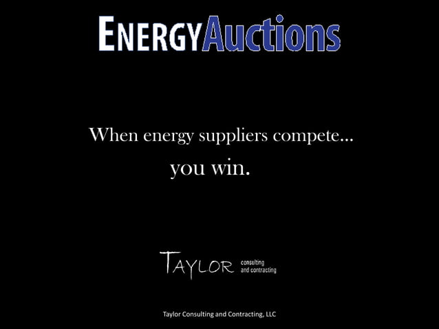 Energy Auctions Power Point Ppt Ii | PPSX