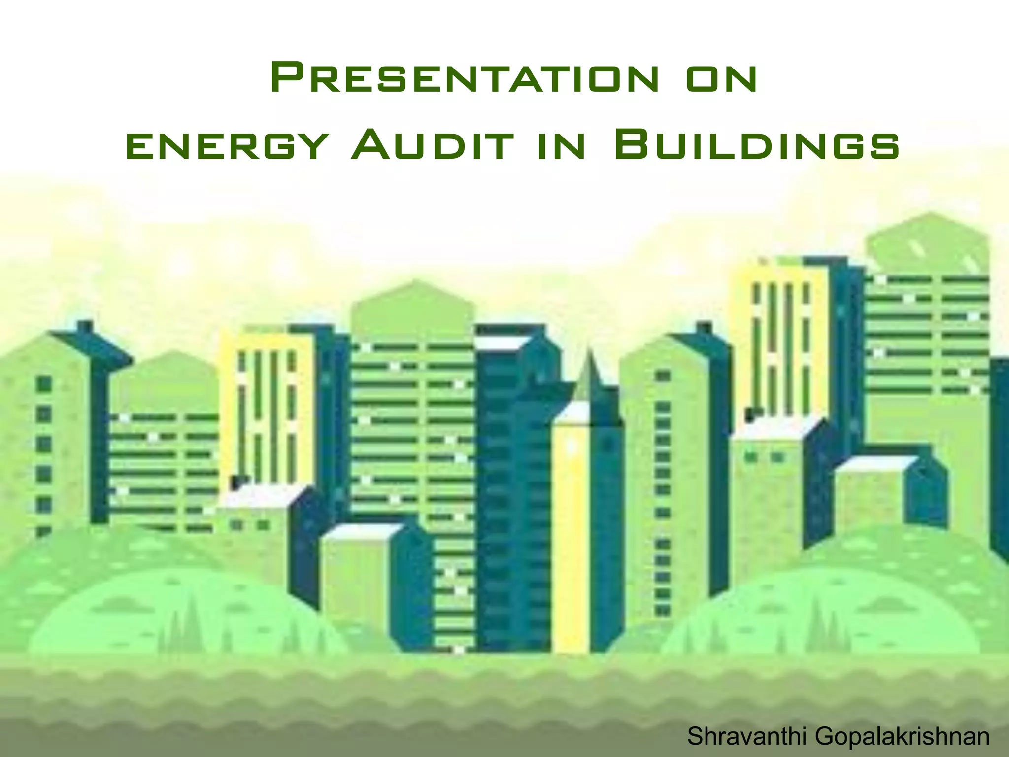 Energy Audit in buildings | PDF