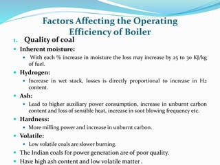 Energy audit boiler and steam lines | PPTX
